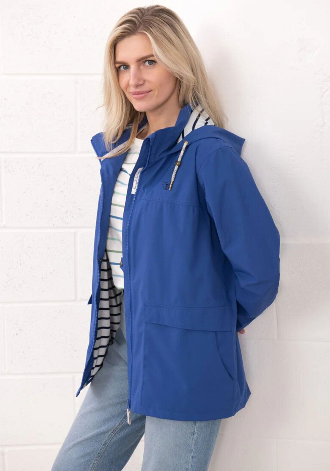 Lighthouse Beachcomber Waterproof Jacket, Indigo Blue - McElhinneys