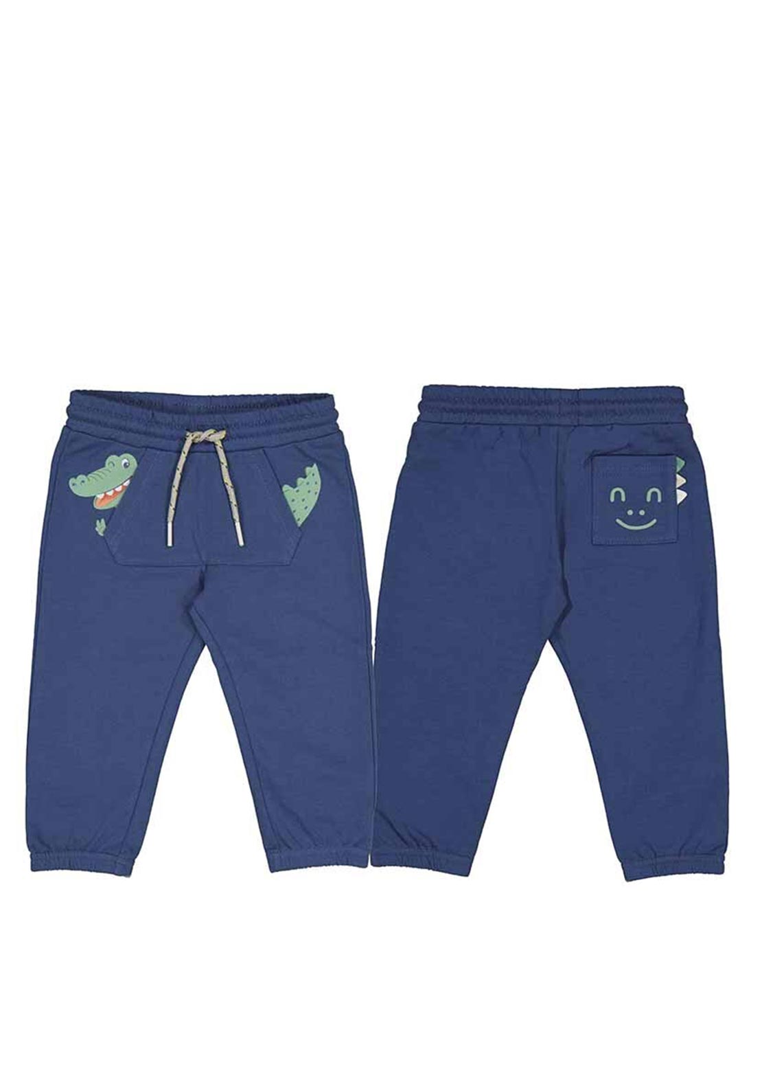 Mayoral Baby Boy Croc Joggers, Blue - McElhinneys