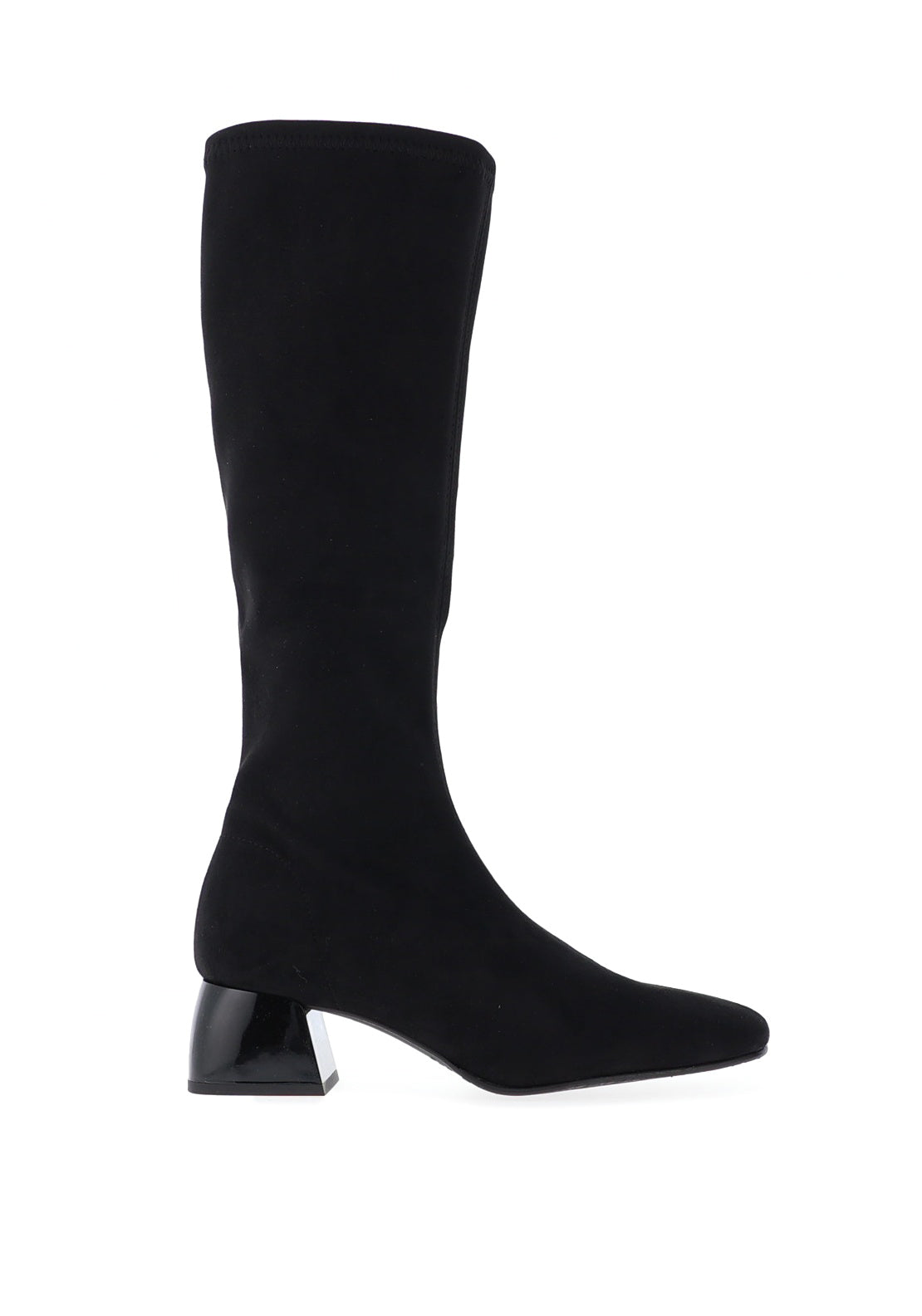 MISS ELASTIC Knee High Sock Boot, Black - McElhinneys