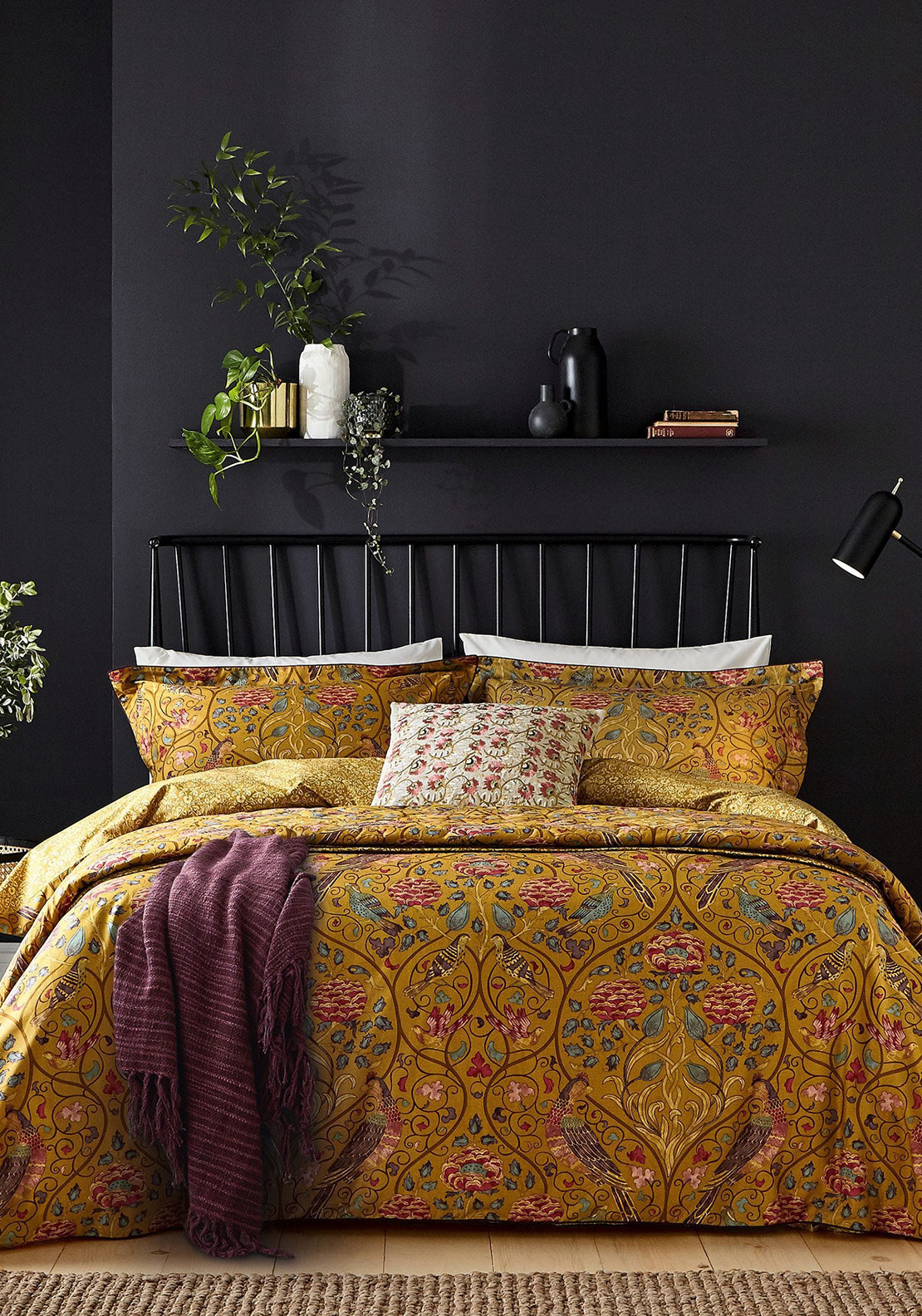 Morris & Co. Seasons by May Duvet Cover, Saffron - McElhinneys