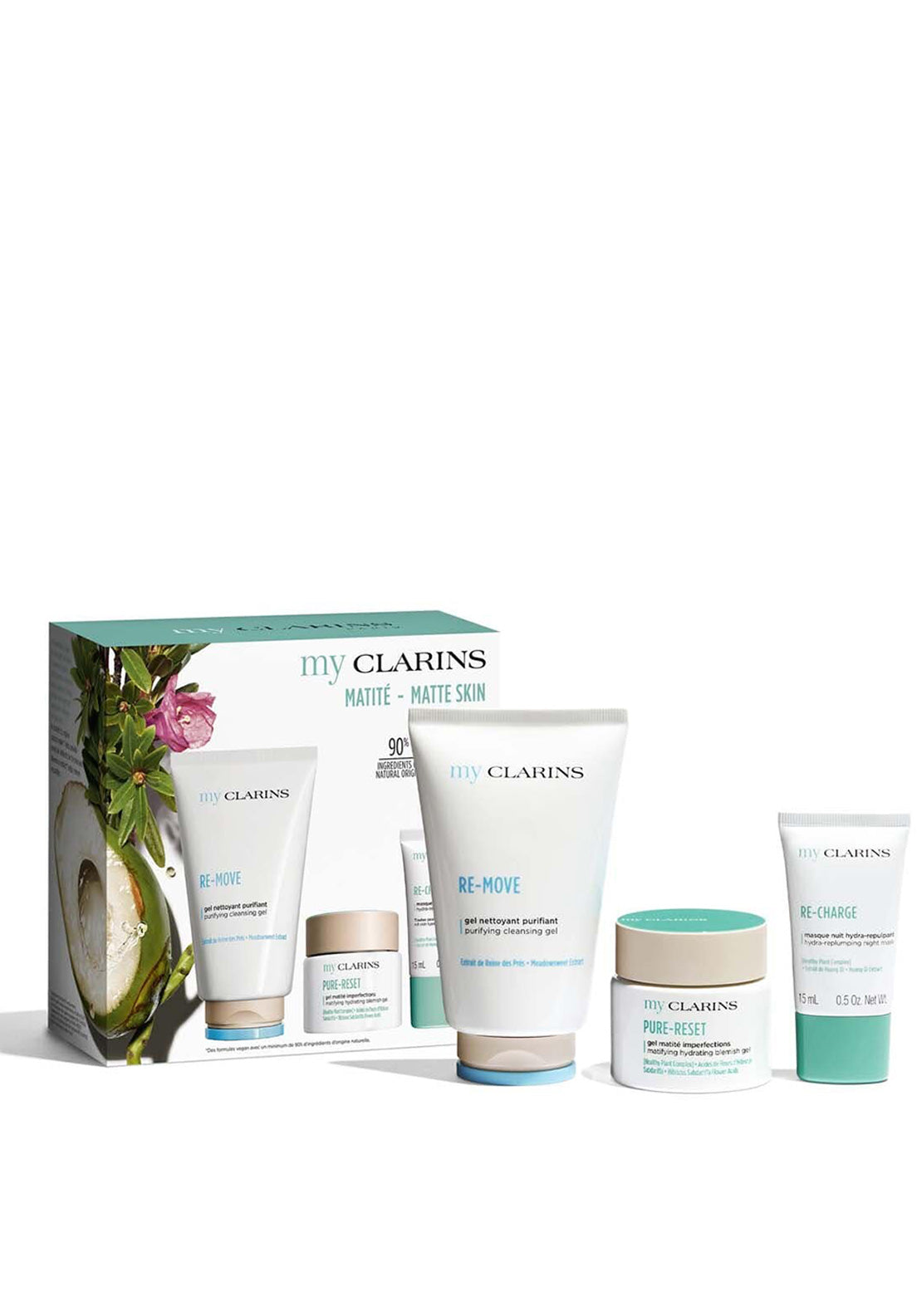 My Clarins Mattifying Skincare Gift Set - McElhinneys