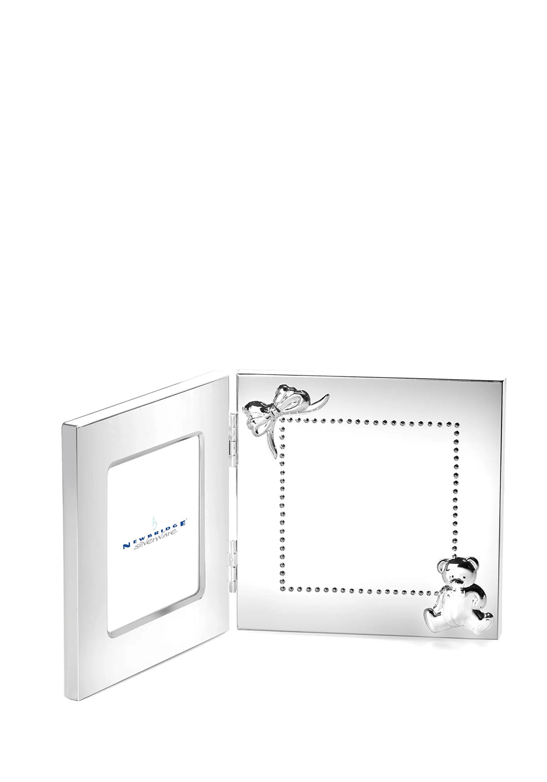 Newbridge Small Teddy Bear Photo Frame, Silver - McElhinneys