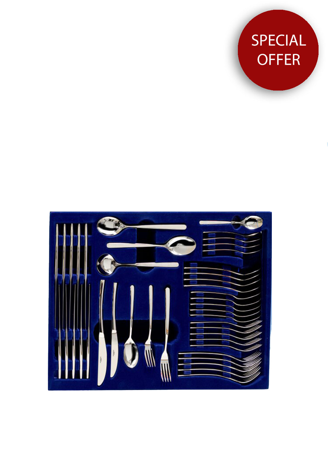 Newbridge Ona 44 Piece Stainless Steel Cutlery Set - McElhinneys