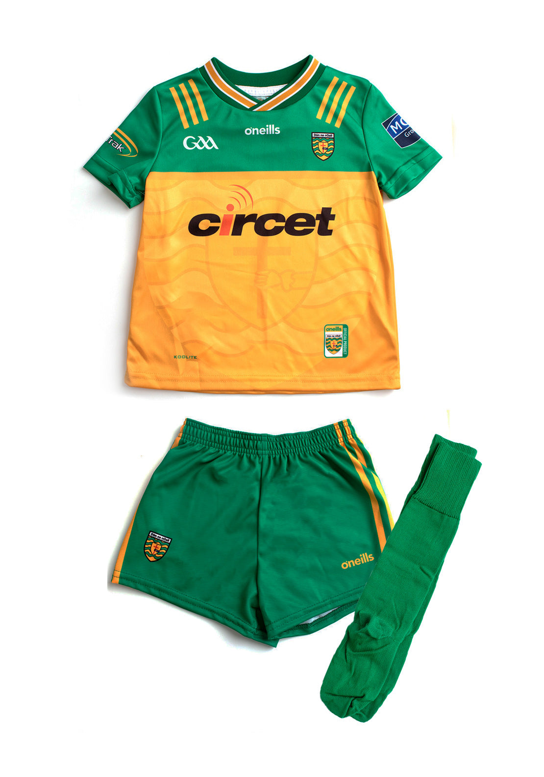 O’Neills Donegal GAA Baby Home Mini Kit 2023/24, Amber - McElhinneys