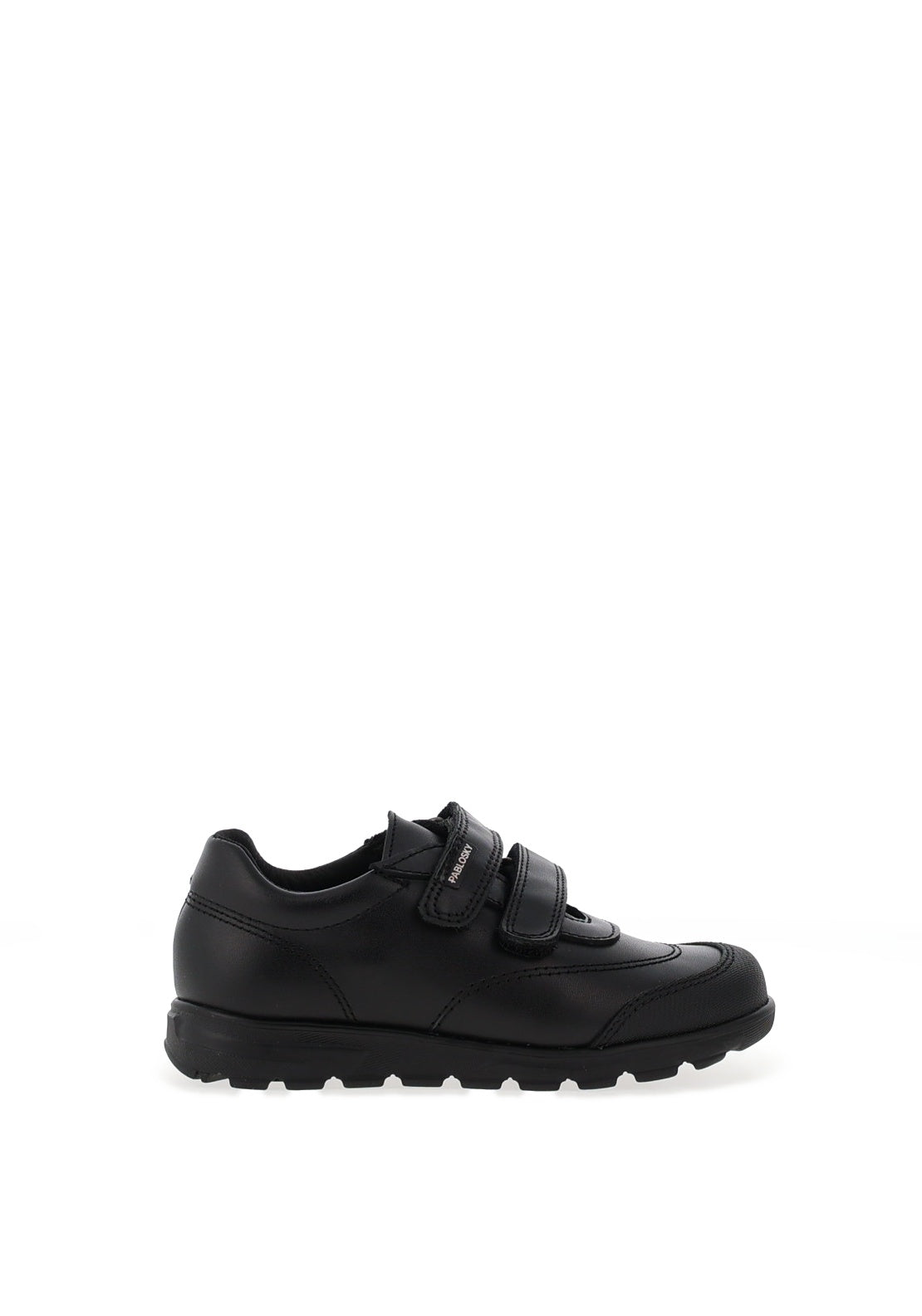 Pablosky Boys Leather School Shoe, Black - McElhinneys