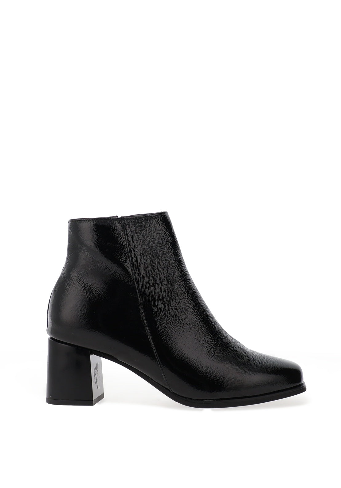 Pitillos Shimmer Heeled Ankle Boots, Black - McElhinneys