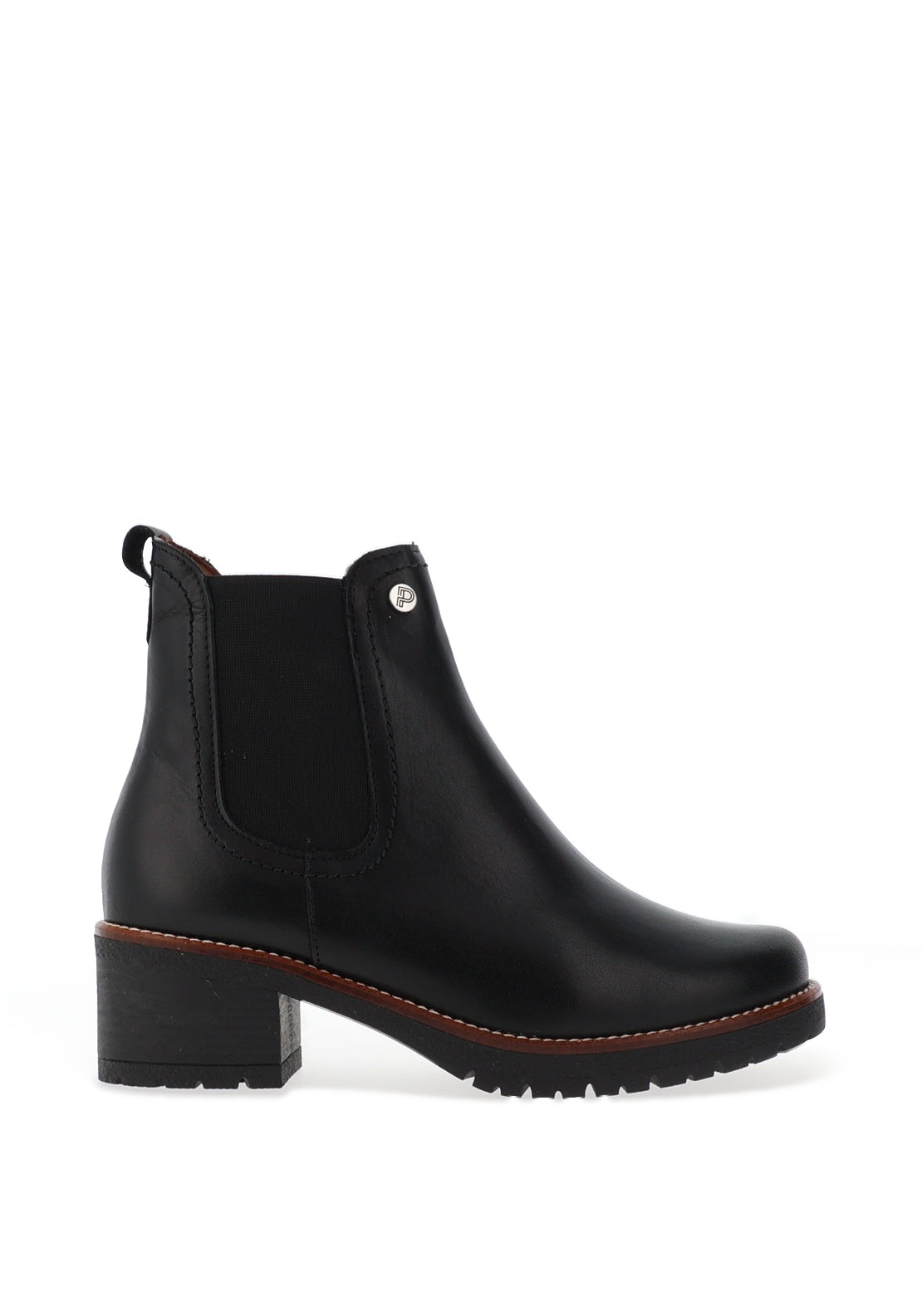 Pitillos Leather Chelsea Boot, Black - McElhinneys