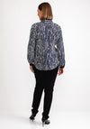 Rabe Abstract Print Shirt, Navy and White - McElhinneys