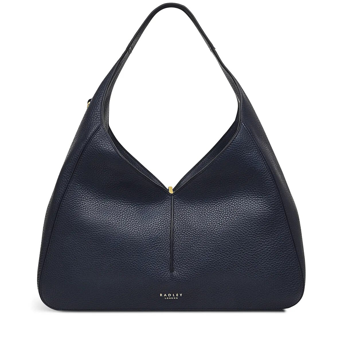 Radley Hillgate Place Leather Shoulder Bag, Navy - McElhinneys
