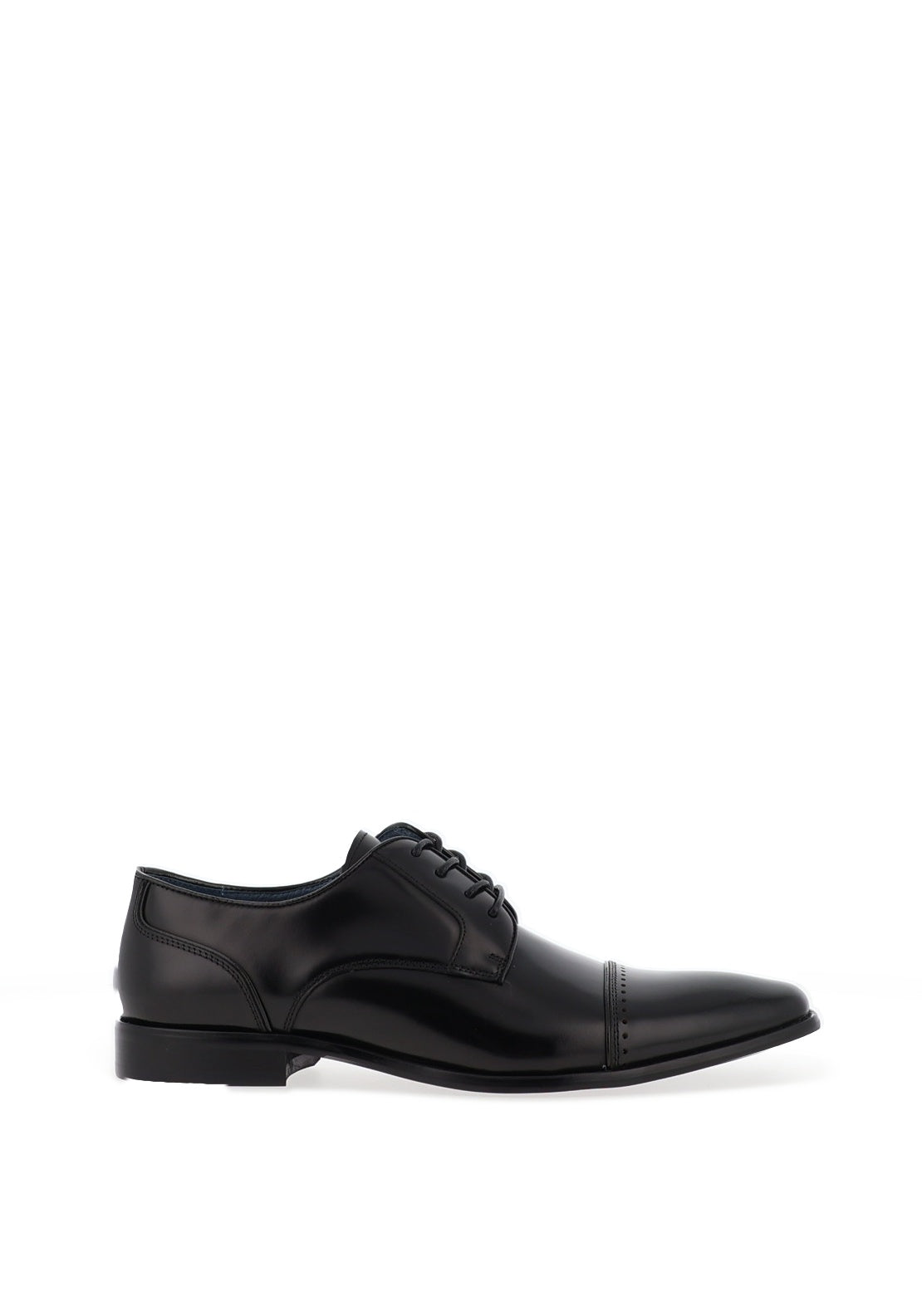 Remus Uomo Bonuci Derby Shoes, Black - McElhinneys