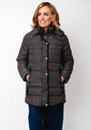 Rino & Pelle Nusa Quilted Hooded Jacket, Brown - McElhinneys