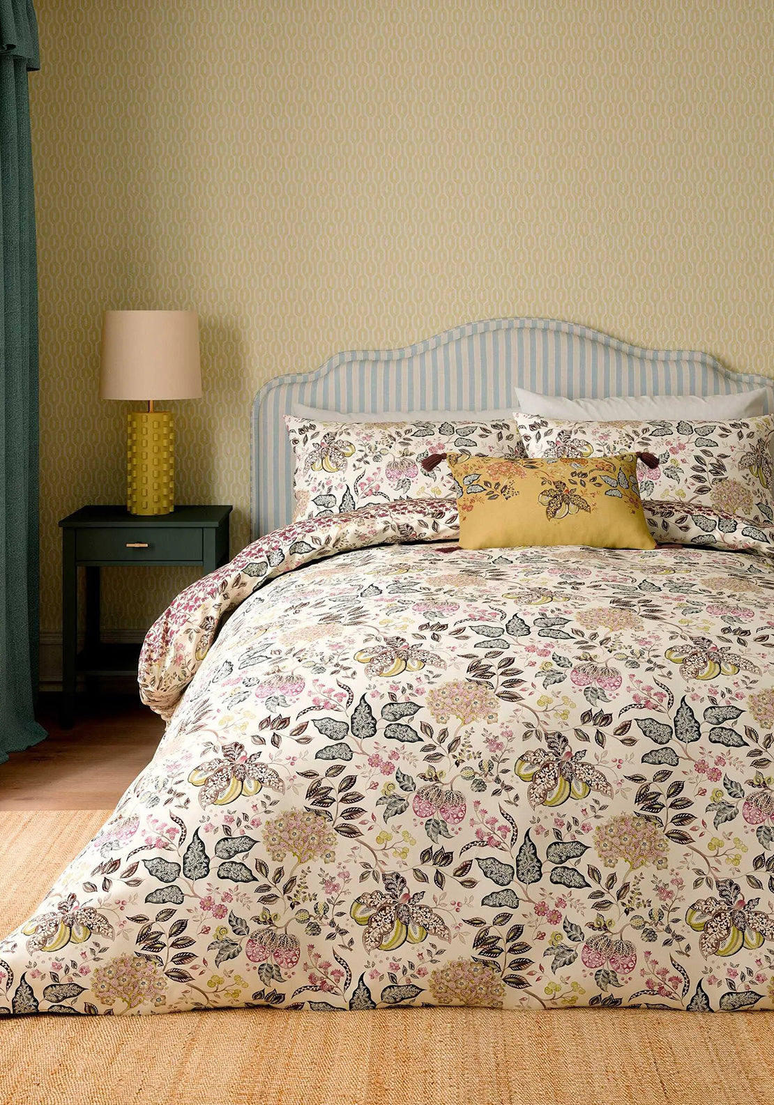 Sanderson Options Madagascar Duvet Cover Set, Damson - McElhinneys