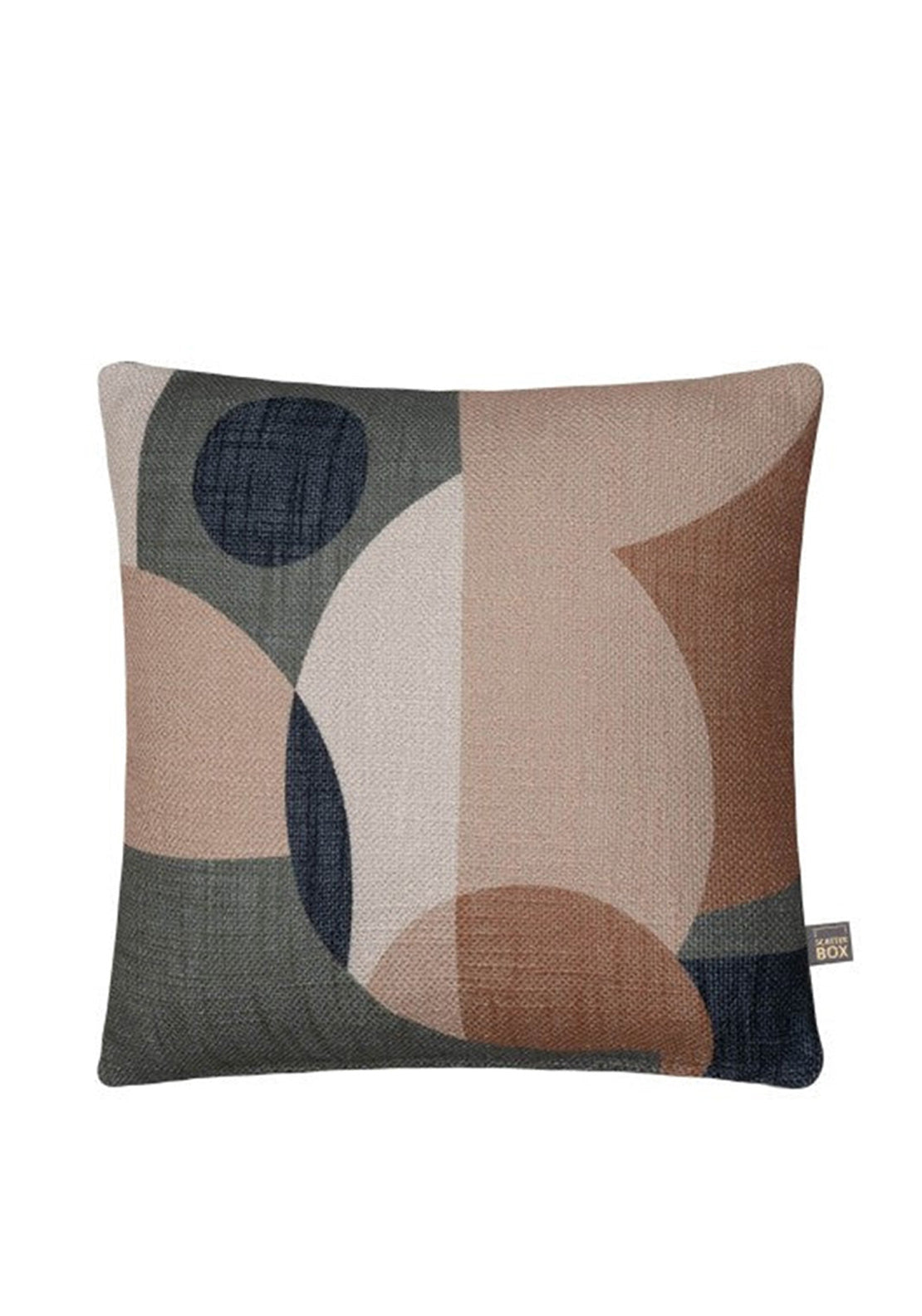 Scatter Box Mid Century Geometric 45x45cm Cushion, Green Multi ...