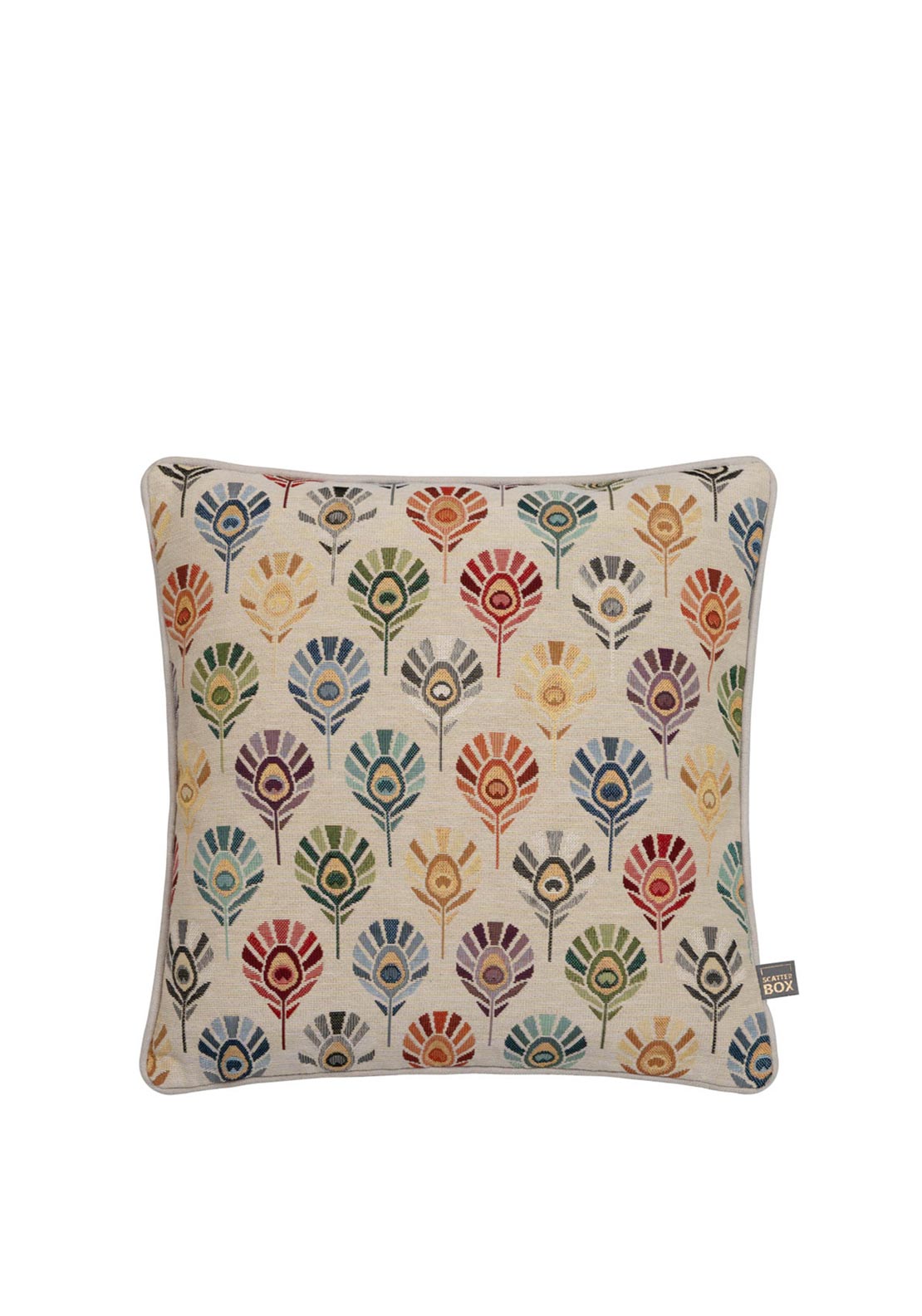 Scatter Box Poppy Multi Cushion 43x43cm, Multi-Coloured - McElhinneys