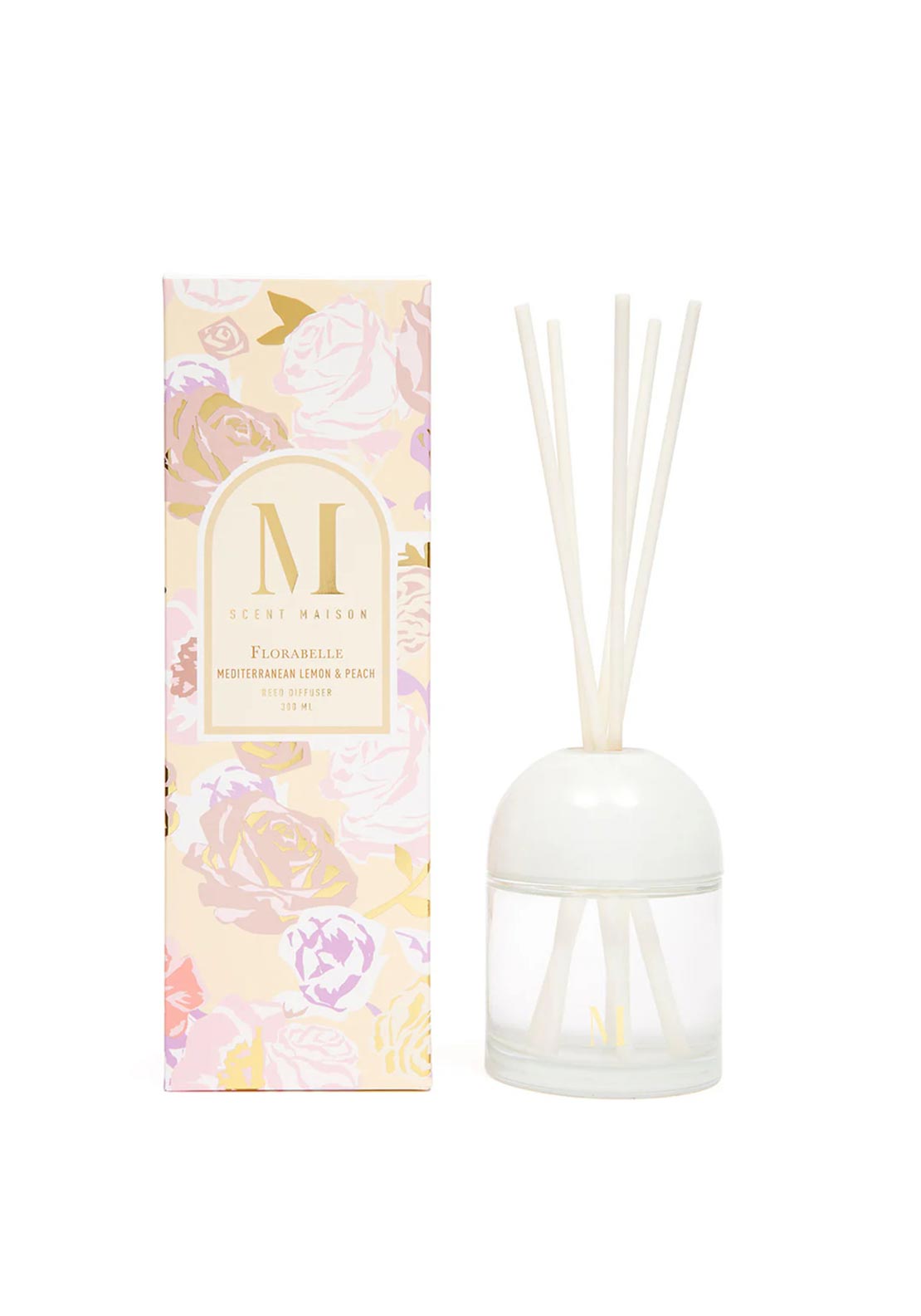 Scent Maison Florabelle Mediterranean Lemon & Peach Reed Diffuser ...