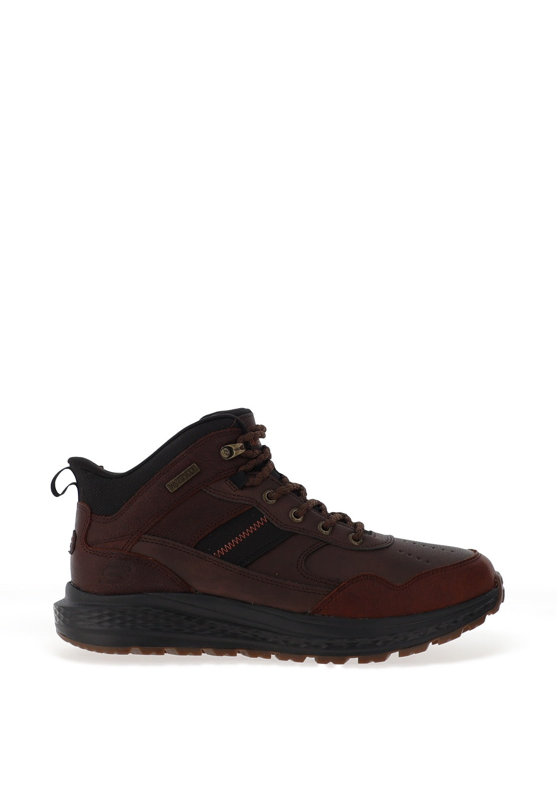 Skechers Step Slip-Ins Waterproof Slade Ultra Boots, Brown - McElhinneys