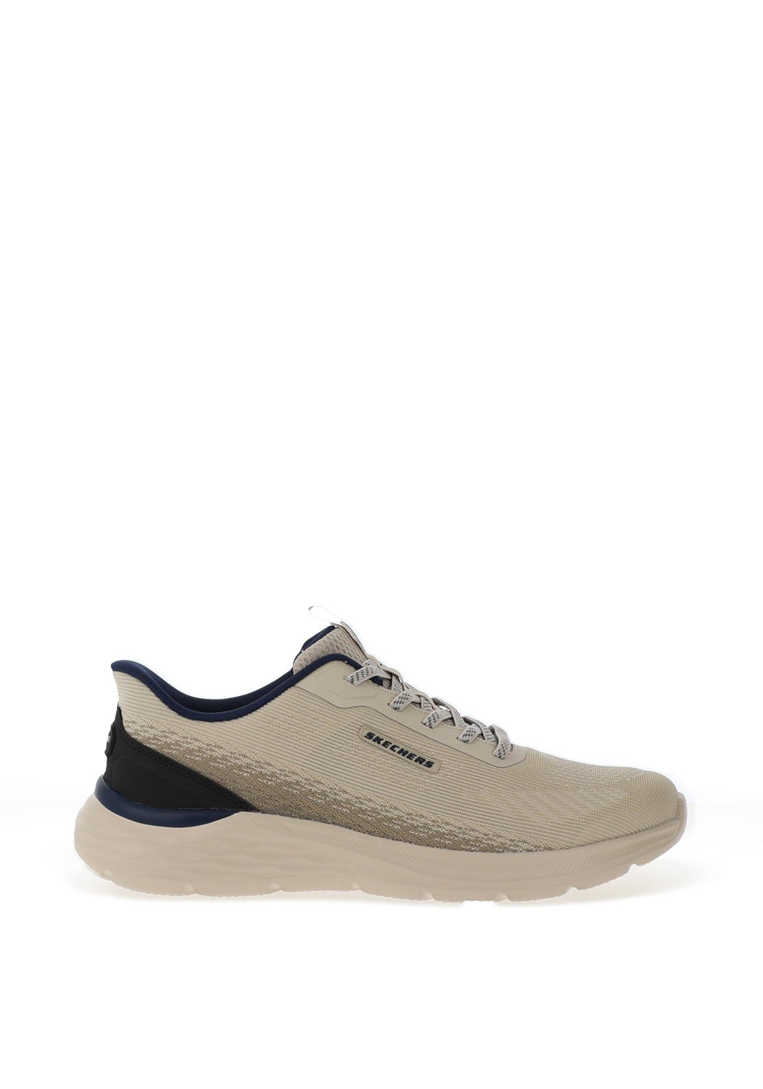 Skechers Garner Ellis Slip-Ins Trainers, Taupe - McElhinneys