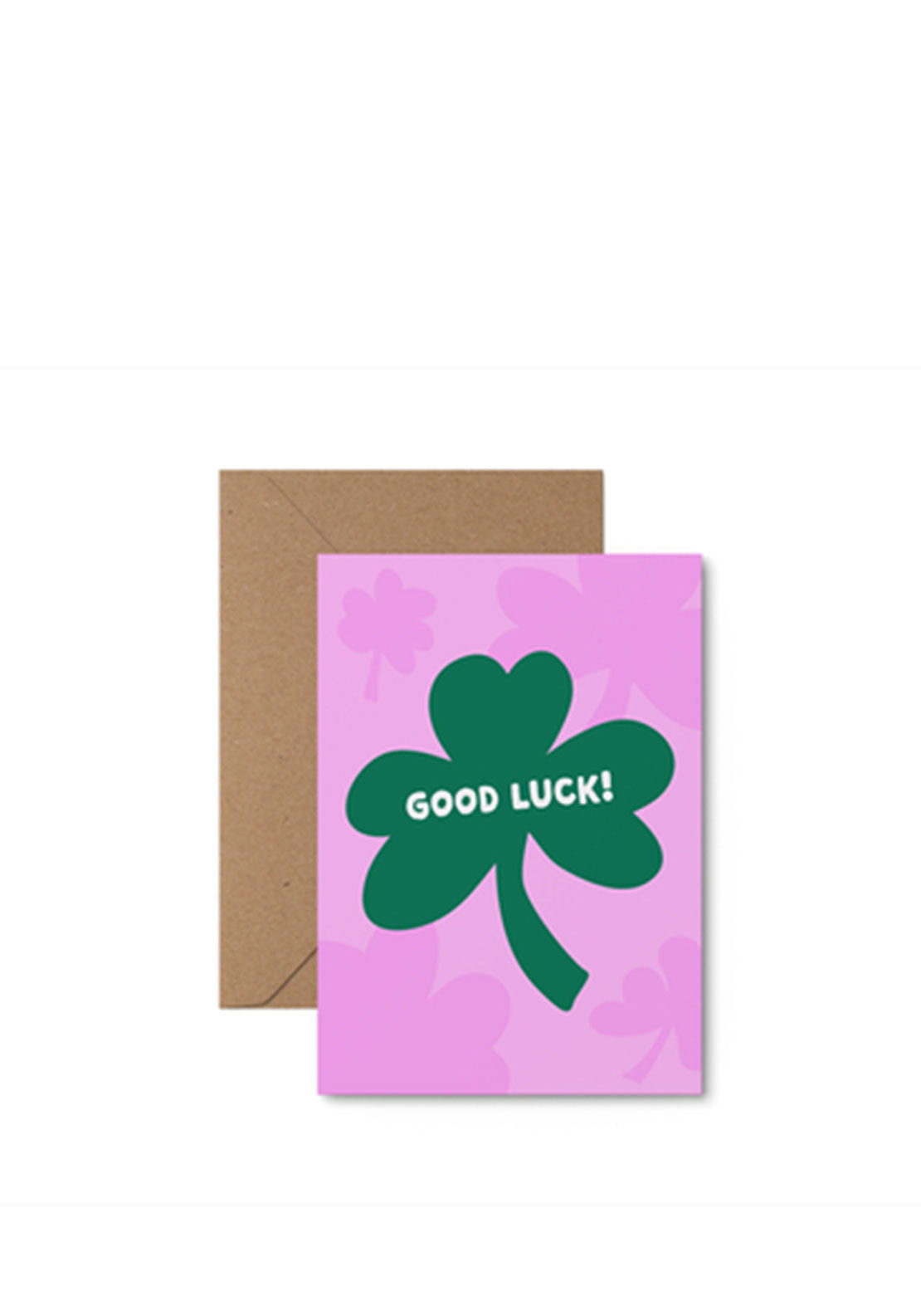 Slieve Studio “Good Luck” Lucky Shamrock Card - McElhinneys