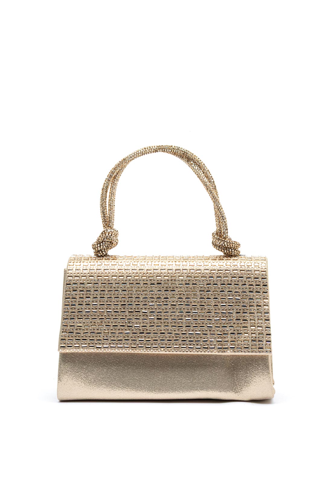 Sorento Thaxton Gem Encrusted Mini Grab Bag, Gold - McElhinneys