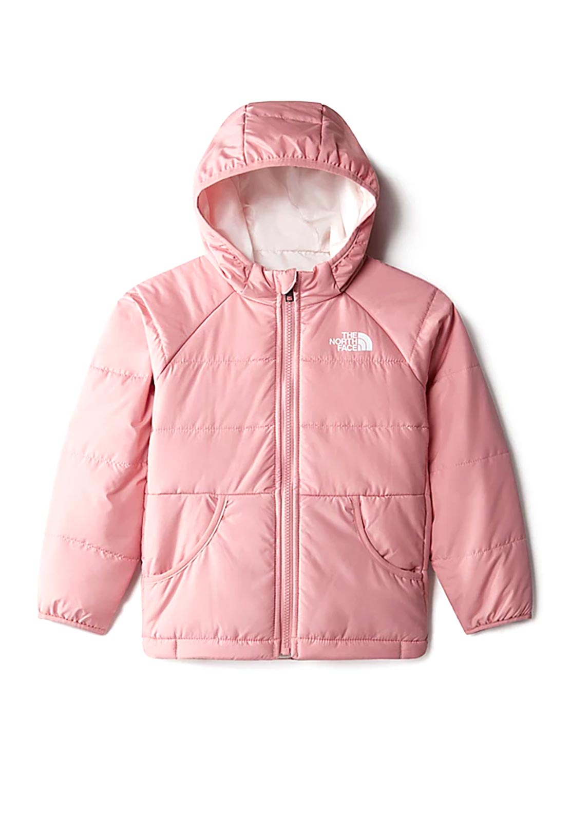 The North Face Girls Reversible Perrito Hooded Jacket, Shady Rose ...