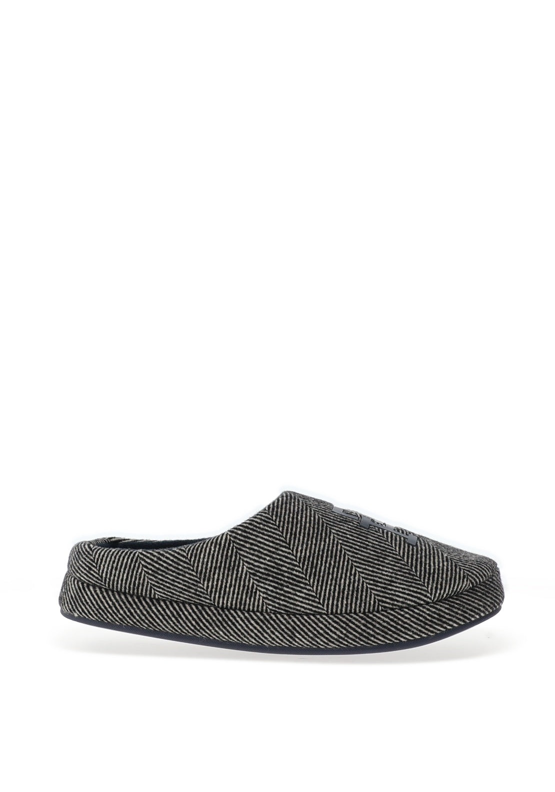 Tommy Hilfiger Herringbone Slippers, Black Multi - McElhinneys