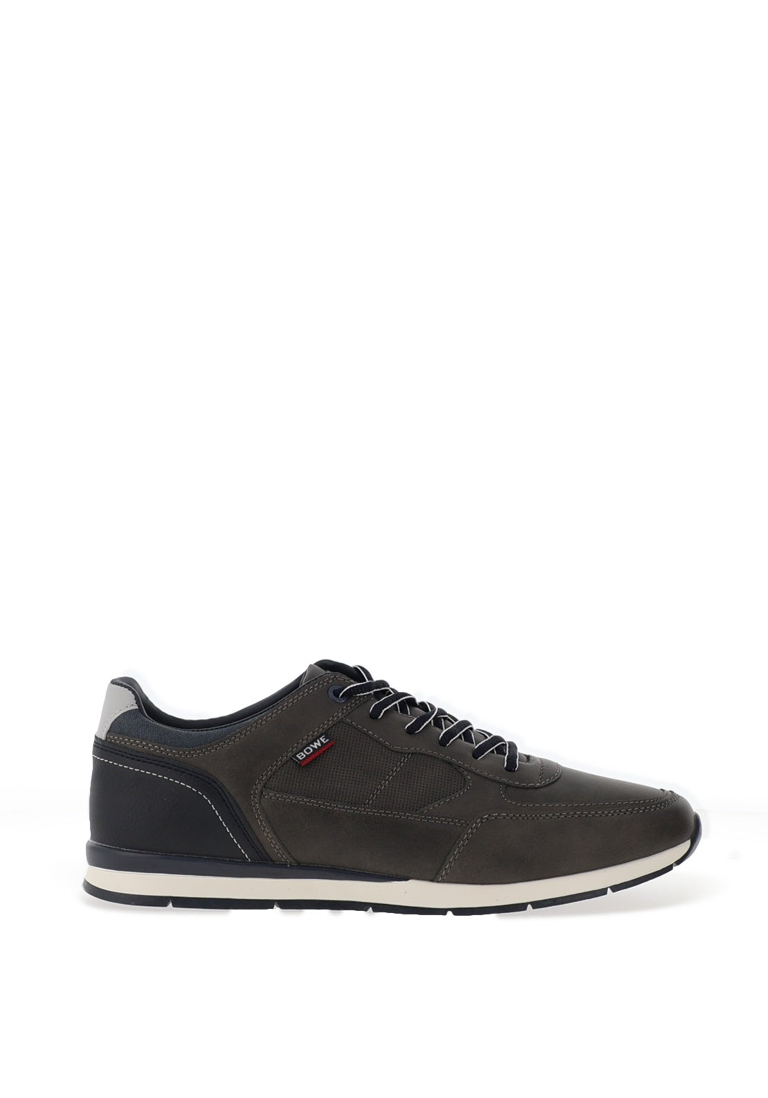 Tommy Bowe Men’s Devlin Casual Lace Up Shoes, Slate Grey - McElhinneys