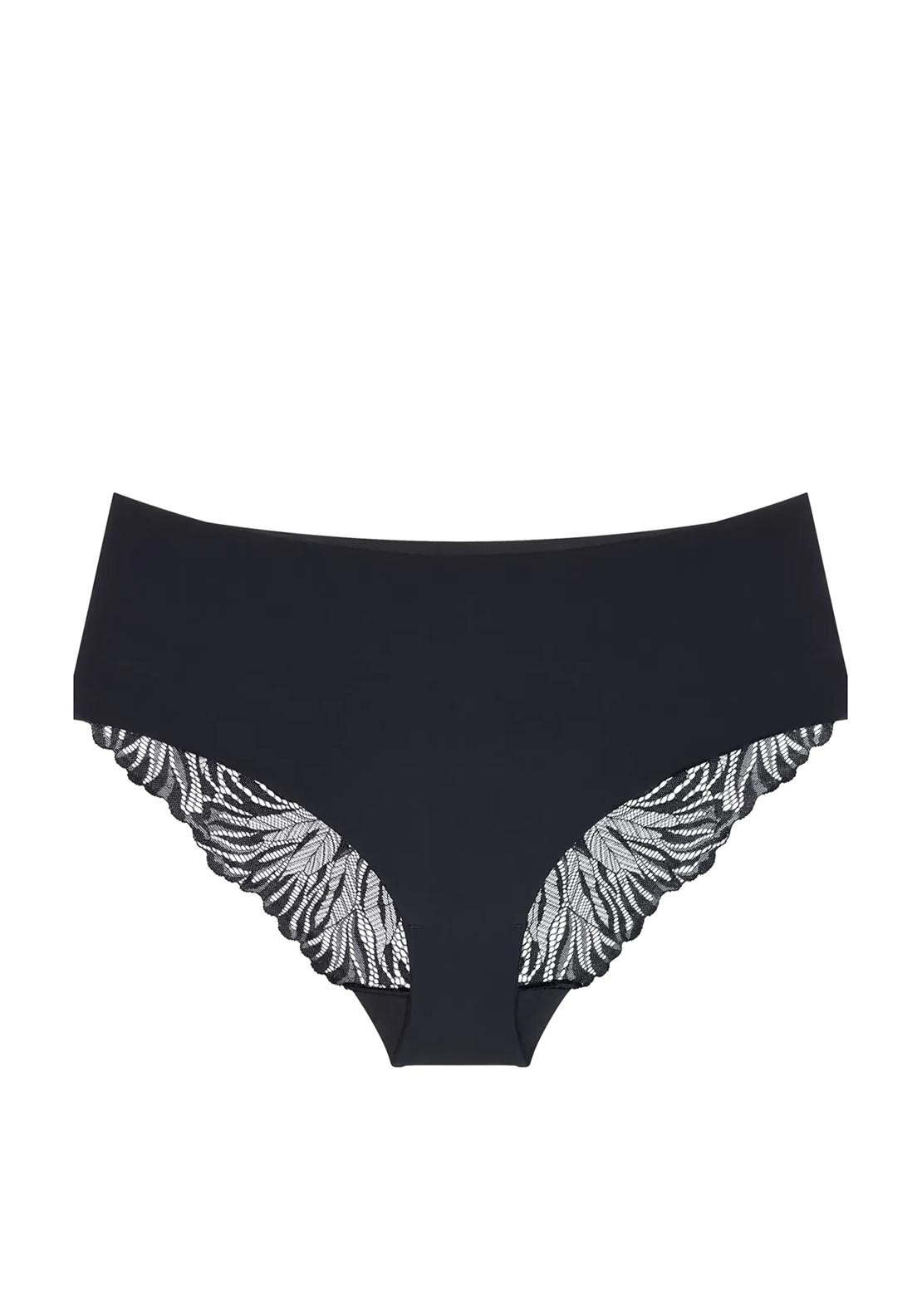 Triumph Pretty Micro Maxi Brief, Black - McElhinneys