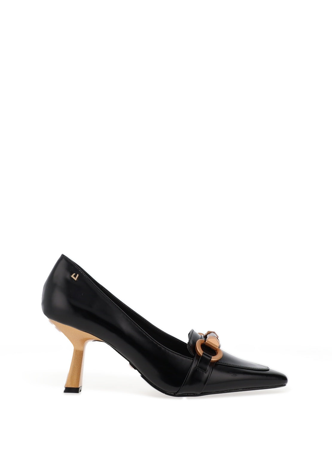 Una Healy Prison Blues Pointed Toe Heels, Black - McElhinneys