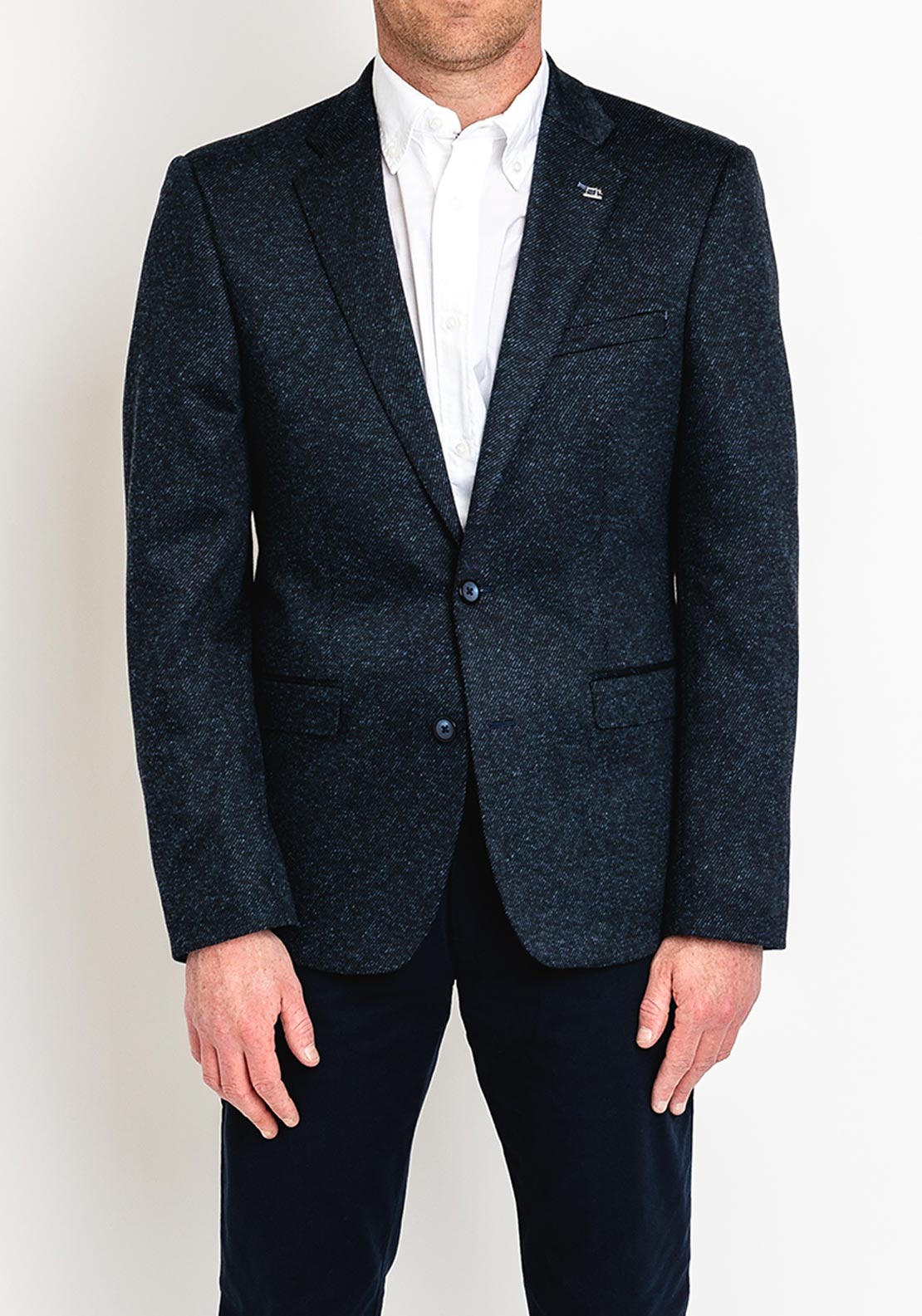White Label Jasper Tapered Blazer, Navy - McElhinneys