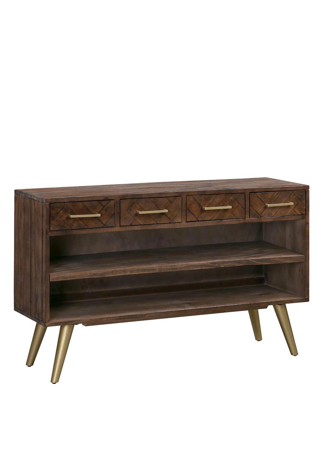 Fern Cottage Havana Low Bookcase, Brown - McElhinneys