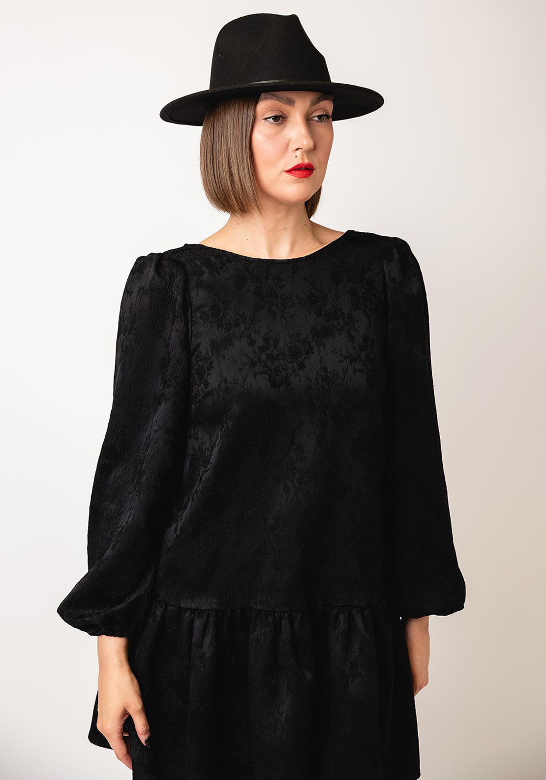 Zen Collection Fedora Hat With Belt Trim, Black - McElhinneys