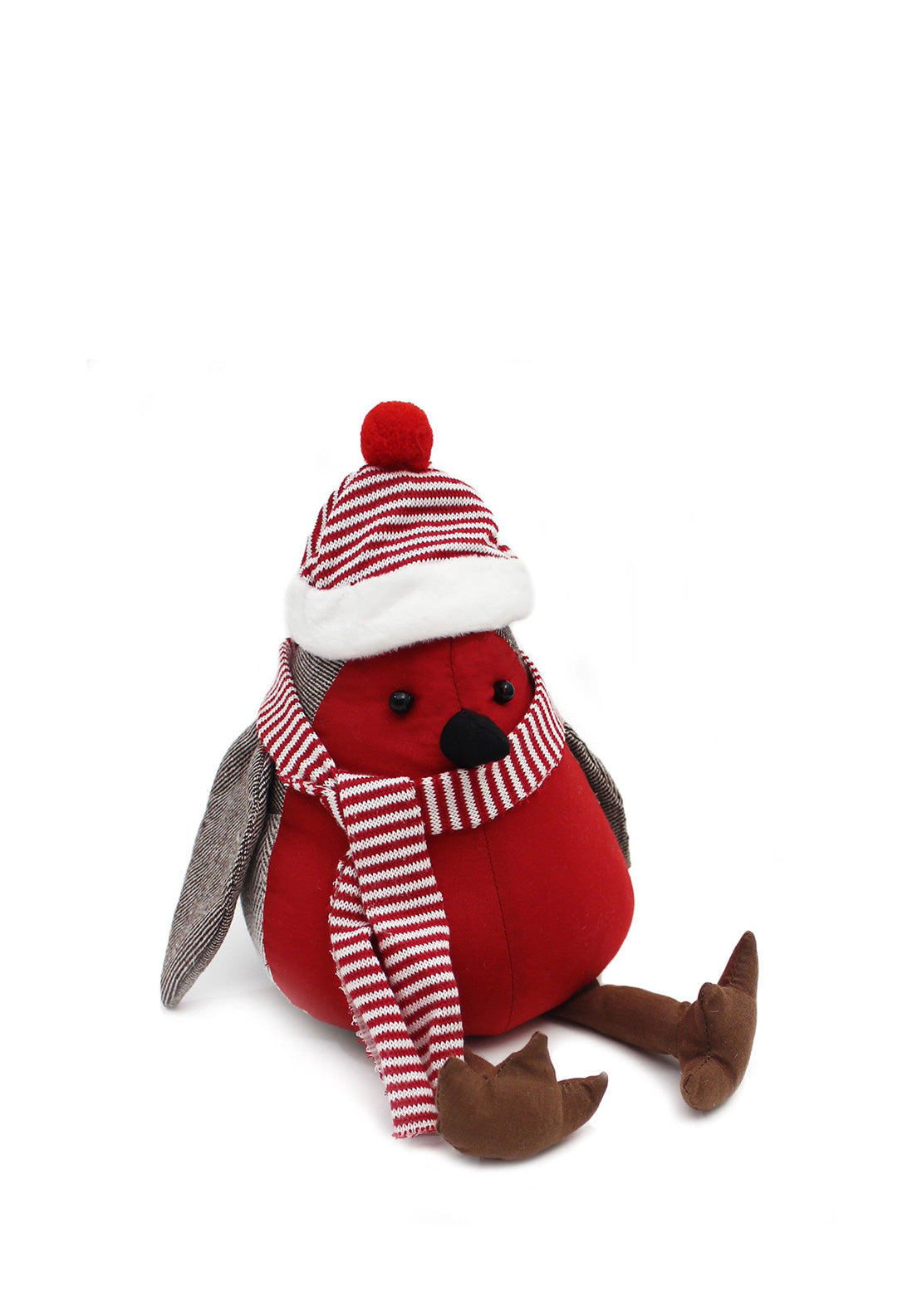 Peggy Wilkins Wrapped Up Robin Doorstop - McElhinneys
