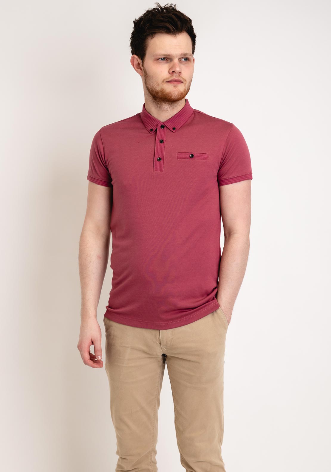 XV Kings by Tommy Bowe Dora Polo Shirt, Rose Ashes - McElhinneys