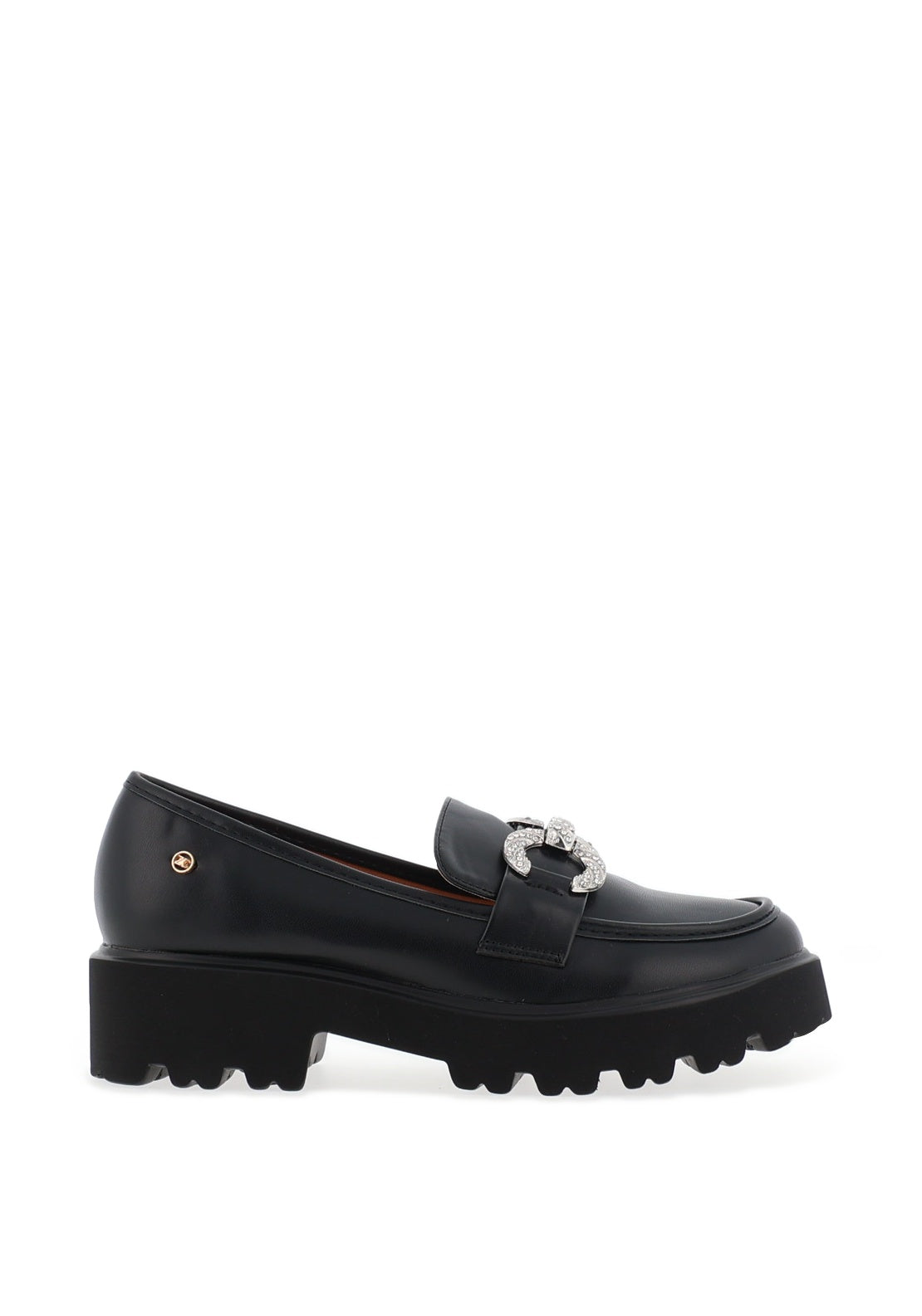 Zanni & Co. Riffa Diamante Loafers, Black - McElhinneys