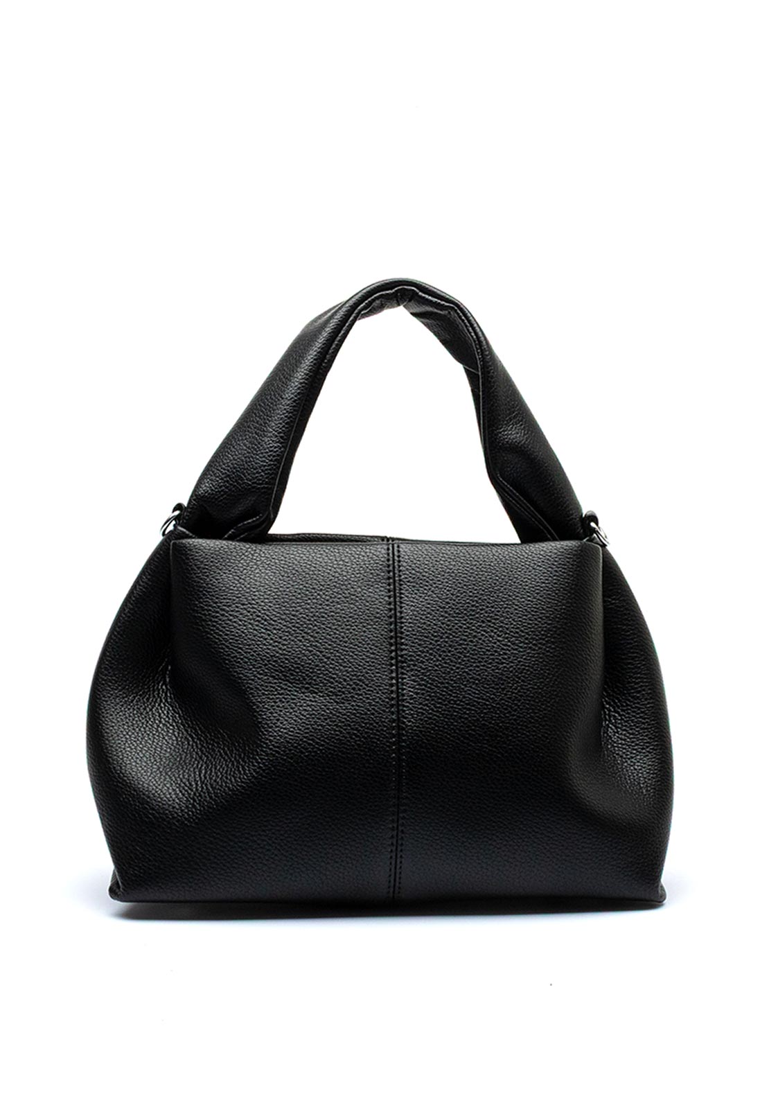 Zen Collection Faux Leather Hobo Shoulder Bag, Black - McElhinneys