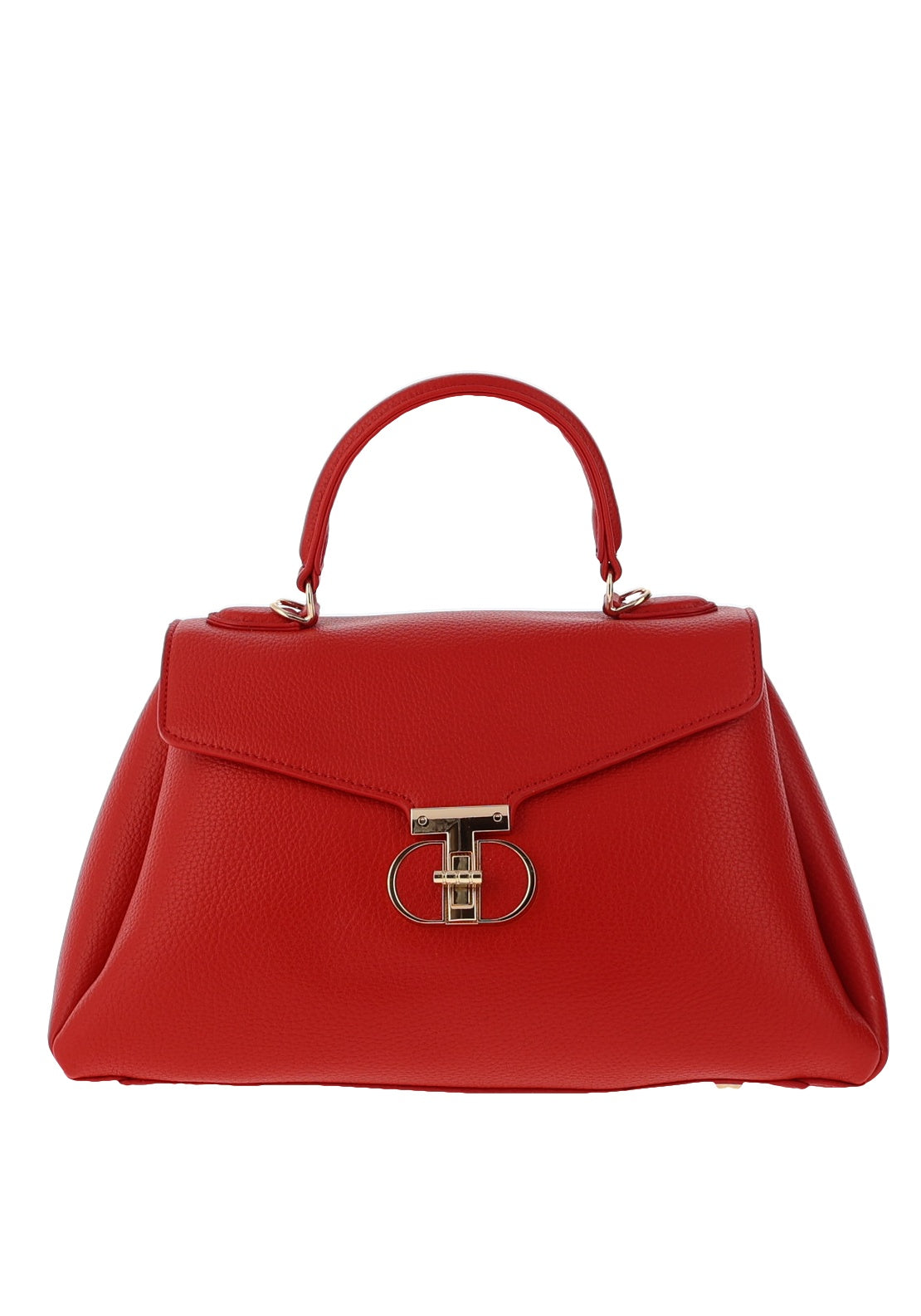 Zen Collection Medium Clasp Grab Bag, Red - McElhinneys