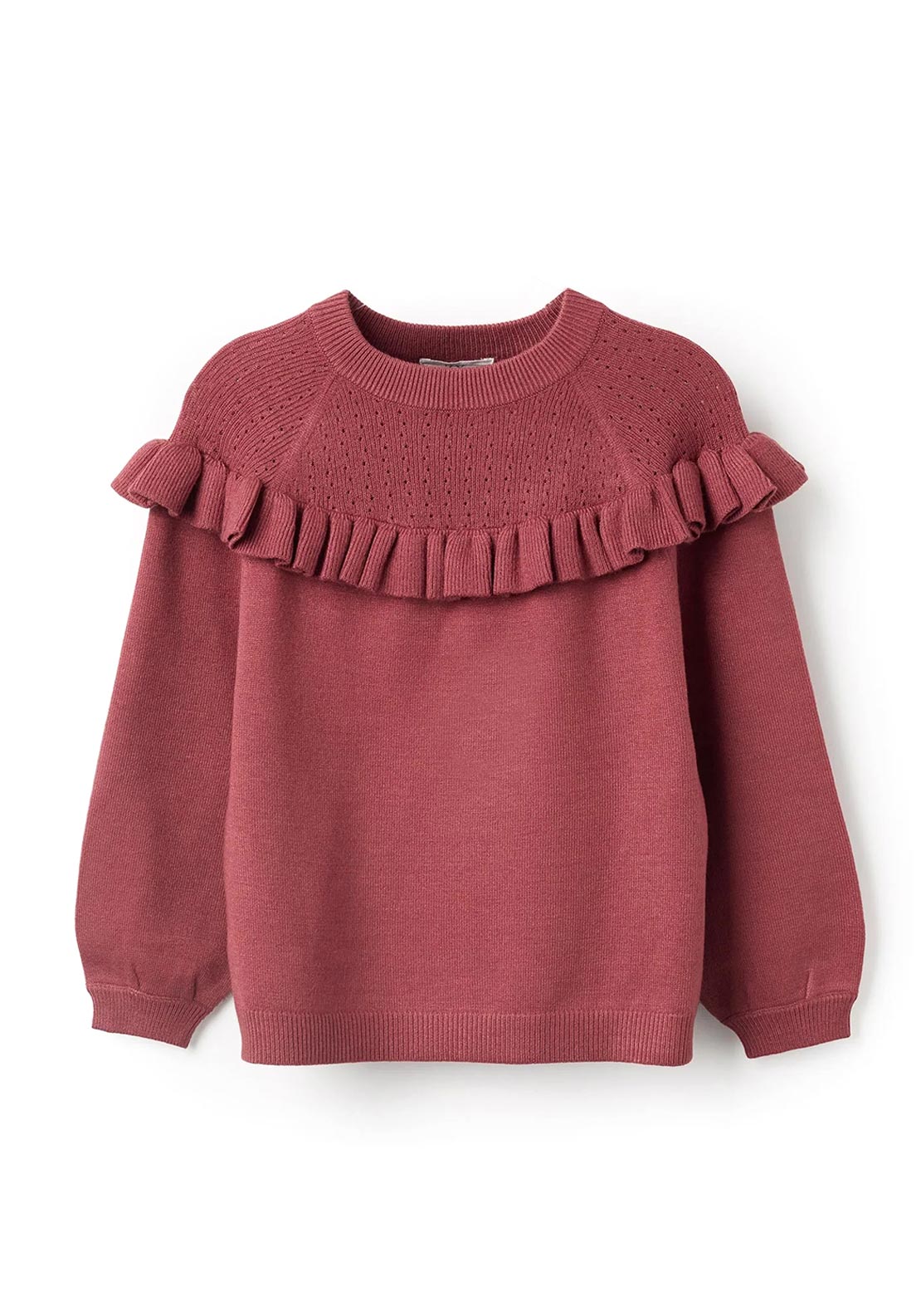 Zippy Girls Long Sleeve Knit Jumper, Brown - McElhinneys