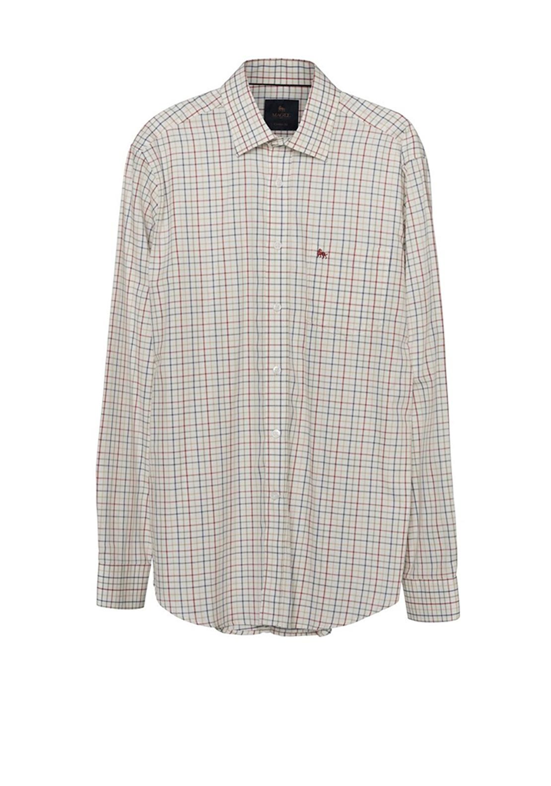 Magee Tullagh Classic Shirt, White - McElhinneys