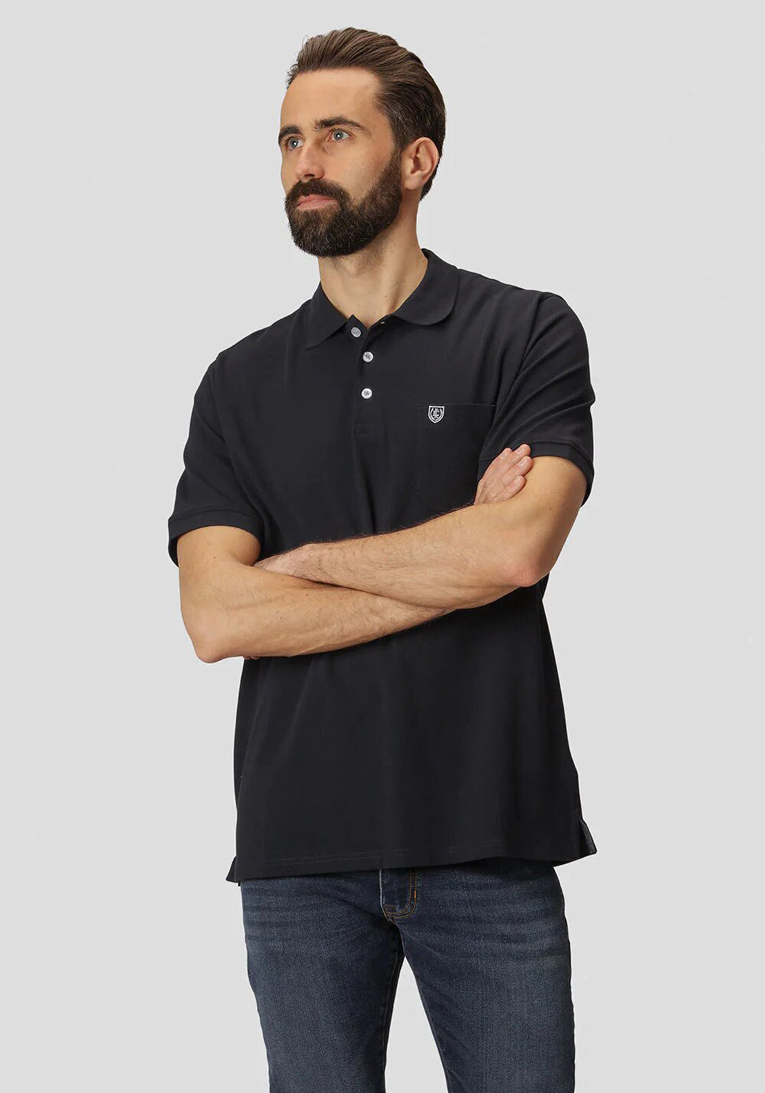 Pre End Niels Polo Shirt, Ultra Dark Navy - McElhinneys
