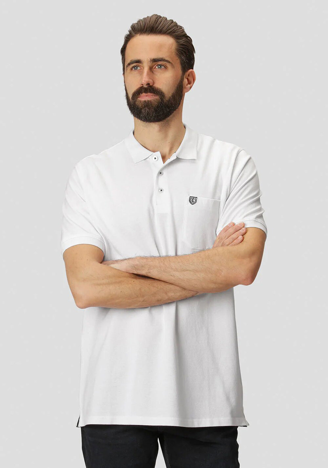 Pre End Niels Polo Shirt, White - McElhinneys