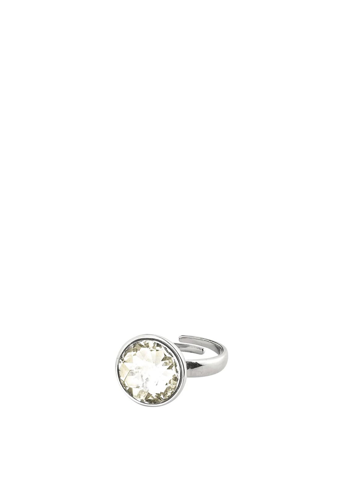 Pilgrim Callie Crystal Ring, Silver - McElhinneys