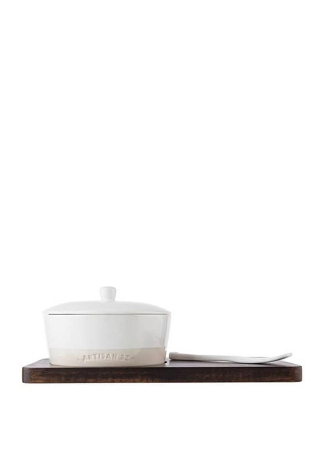 Artisan St Cheese Baker with Wood Block Set - McElhinneys