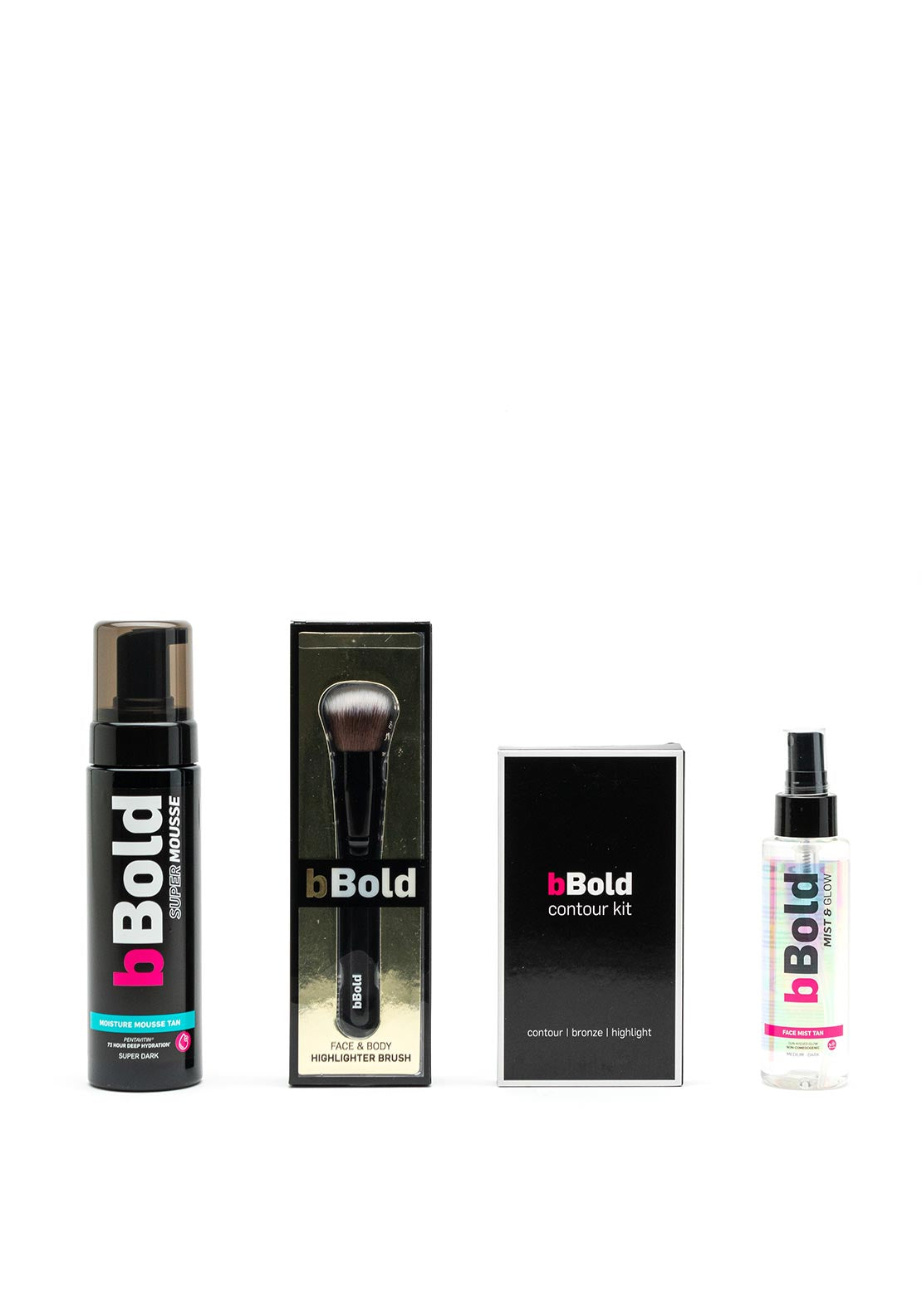 bBold Face and Body 4 Piece Glow Kit, Super Dark - McElhinneys