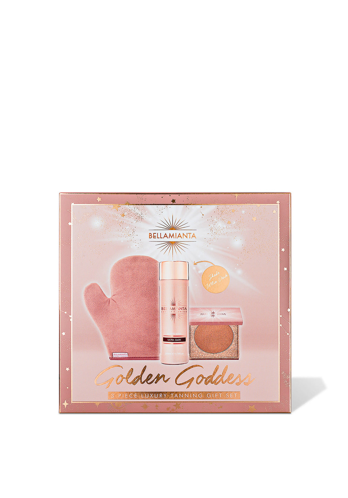 Bellamianta 3 Piece Golden Goddess Gift Set, Ultra Dark - McElhinneys