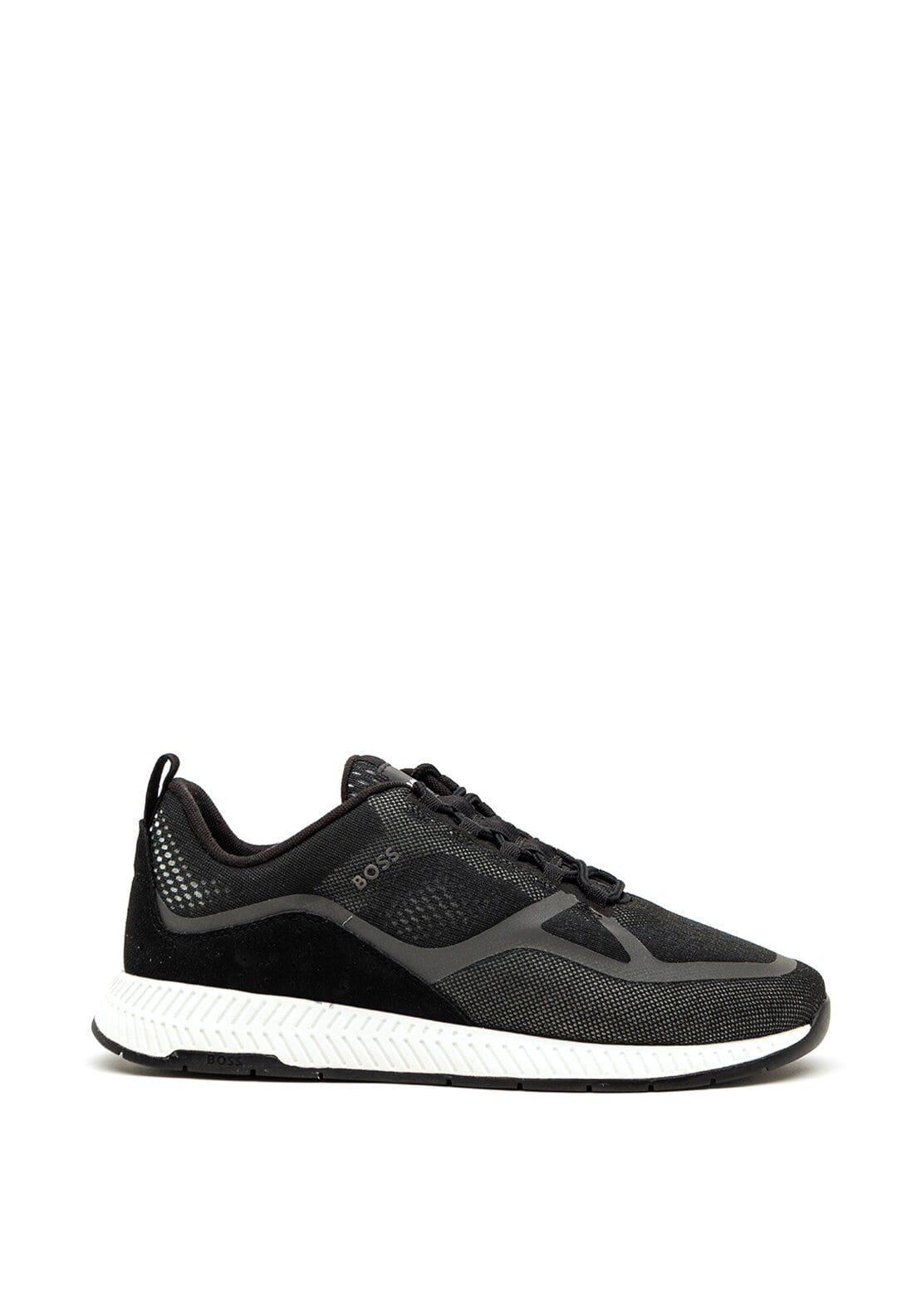 Hugo Boss Titanium Runn Trainers, Black - McElhinneys