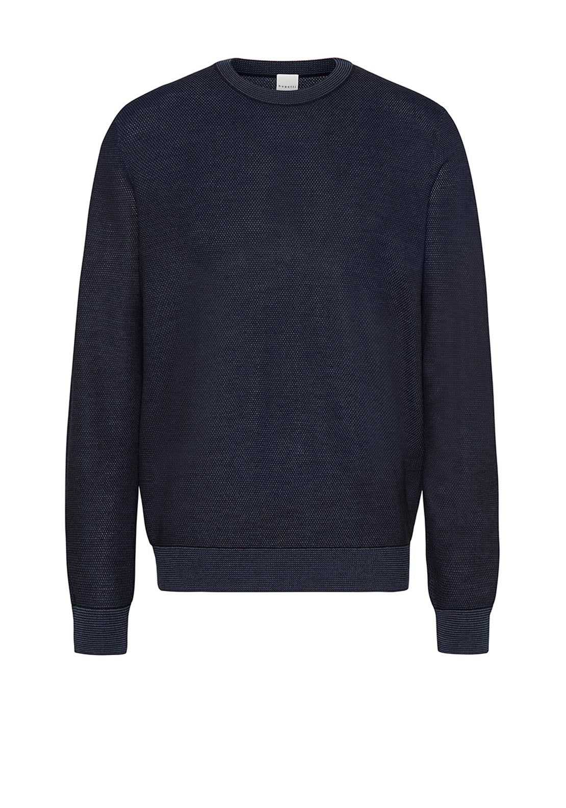 Bugatti Waffle Knit Sweater, Navy - McElhinneys