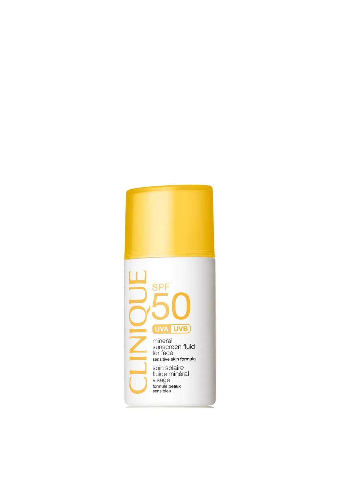Clinique SPF50 Mineral Sunscreen Face Fluid, 30ml - McElhinneys