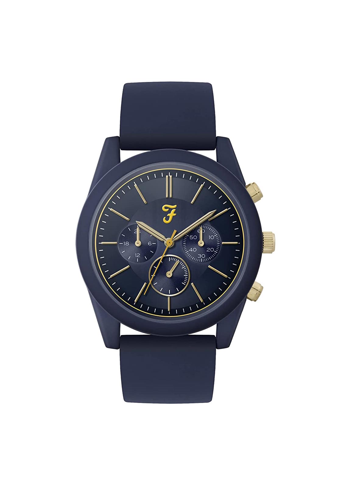 Farah Sport Silicone Strap Watch, Navy - McElhinneys