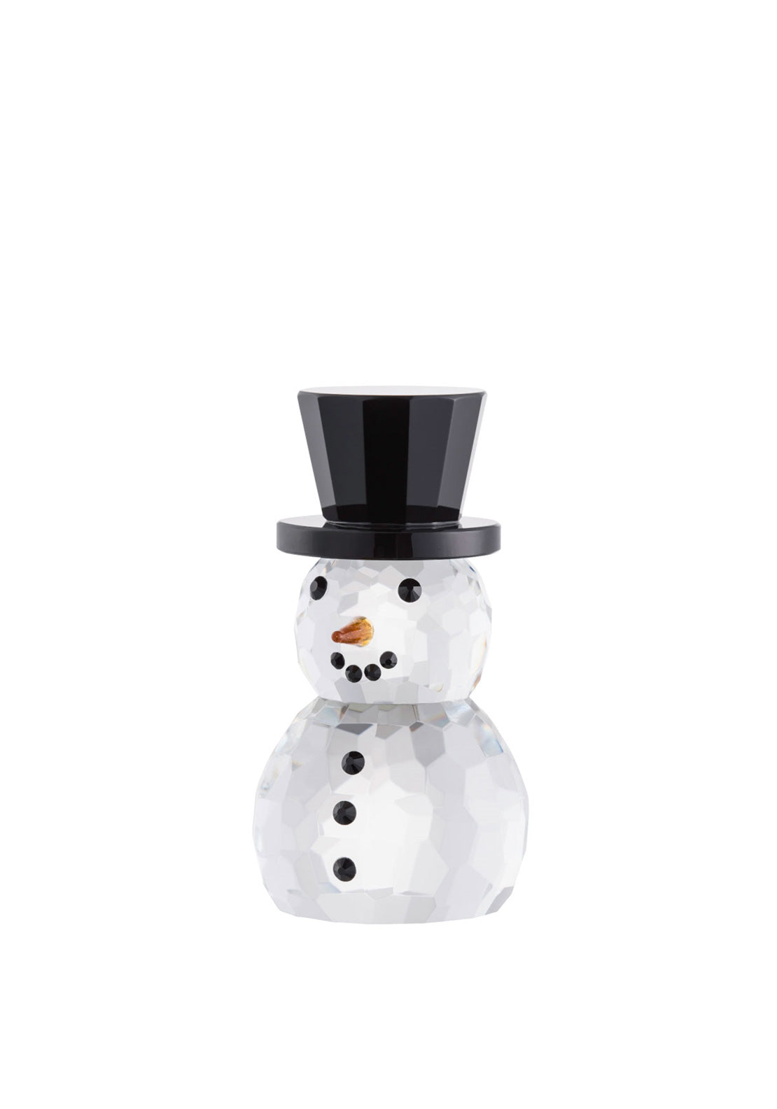 Galway Crystal Top Hat Snowman - McElhinneys