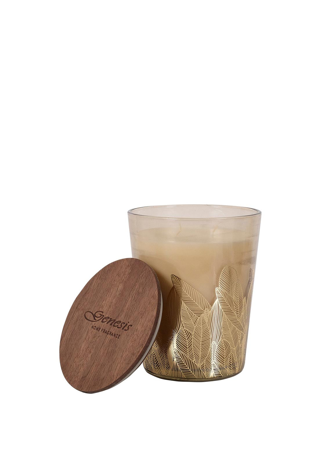 Genesis Wood Sage Round Large Candle - McElhinneys
